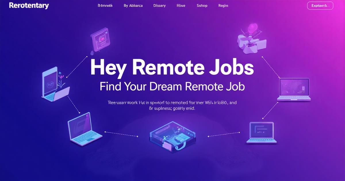 Hey Remote Jobs - Find Your Dream Remote Job